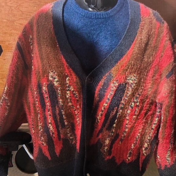 Sweaters | Mens Multicolor Cardigan Sweater | Poshmark